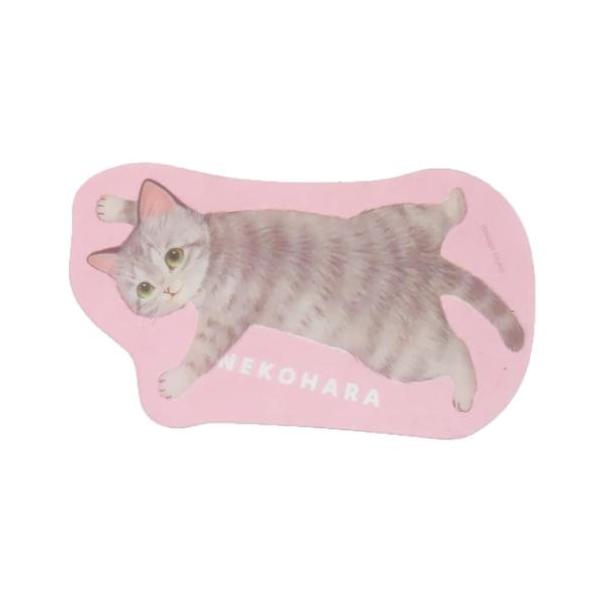 「ステーショナリーその他」 しおり ねこハラ ブックマーカー ねこ グッズ ピンク 読書 ねこハラのかわいいステーショナリーシリーズ いたずら猫達がかわいい[ねこハラ]グッズに可愛いnewアイテム登場こちらはかわいい[ブックマーカー]読書の...