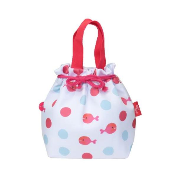 「ランチトート」 ランチバッグ 五味太郎 保冷ランチバッグ きんぎょがにげた みずたま お弁当かばん 五味太郎のかわいいランチ雑貨シリーズ [五味太郎]のランチ雑貨シリーズこちらはお弁当箱カバンにぴったりな[保冷トートバッグ]内側がアルミ蒸...