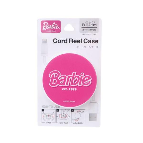 「スマホアクセその他」 バービー グッズ ケーブルホルダー Barbie キャラクター コードリールケース ケーブル等のコード類をコンパクトに収納できる 1959年アメリカ マテル社より発売され、瞬く間に世界中の女子の憧れとなったファッショ...