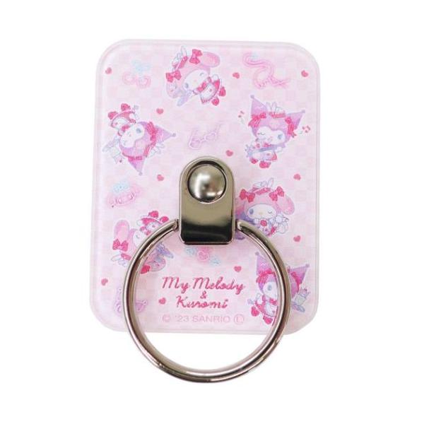 「スマホアクセその他」 スマホアクセ マイメロディ＆クロミ マルチリング サンリオ スマホリング スマホスタンド 大切なスマートフォン使用中の落下防止に… 大人気サンリオキャラクターグッズにまたまた可愛いnewアイテム登場こちらはスマートフ...