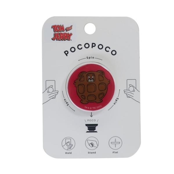 「スマホアクセその他」 トムとジェリー ワーナーブラザーズ キャラクター pocopoco スマホアクセ ワッフル グルマンディーズ フラットタイプで邪魔にならない新しいスマホアクセ 誕生80周年を迎えますます盛り上がる[トム＆ジェリー]が...