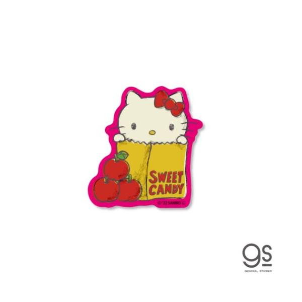 「ステッカー：キャラクター」 ハローキティ 塩ビステッカー サンリオ ダイカットシール キャラクター 70’s SWEET 自転車やパソコンいろんなところに貼って楽しい耐水ステッカー サンリオの大人気キャラ[HELLO KITTY/ハローキ...