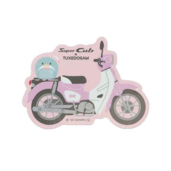 「ステッカー：キャラクター」 はぴだんぶい ビニールシール SuperCub×HAPIDANBUI ダイカットステッカー タキシードサム サンリオ ゼネラルステッカー 自転車やパソコンいろんなところに貼って楽しい耐水ステッカー 大人気サンリ...