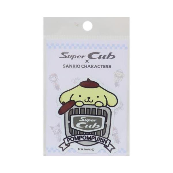 「ステッカー：キャラクター」 ポムポムプリン ビニールステッカー ダイカットシール Super Cubxサンリオキャラクターズ 02 サンリオ キャラクター 自転車やパソコンいろんなところに貼って楽しい耐水ステッカー 大人気サンリオキャラク...
