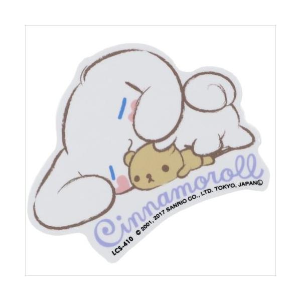 「ステッカー キャラクター」 シナモロール ビニールステッカー LCS-410 グッズ ステッカー キャラクター サンリオ ゼネラルステッカー DECOシール 自転車やパソコンいろんなところに貼って楽しい防水ステッカー サンリオの人気キャラ...