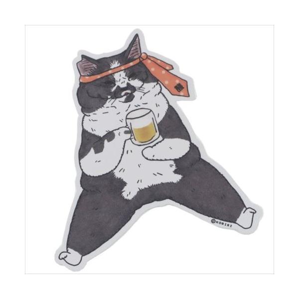 「ステッカー キャラクター」 世にも不思議な猫世界 ステッカー クロス素材ステッカー ゼネラルステッカー くまおさん グッズ DECOシール かわいい 一度覗くともう抜け出せない 人間なのか ?猫なのか ? インスタ LINEスタンプで大人...