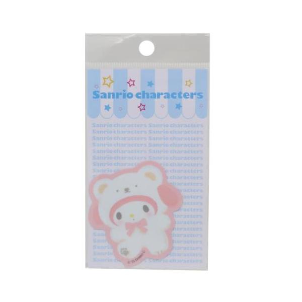 「ステッカー：キャラクター」 マイメロディ ビニールシール フワフワスノウ ダイカットステッカー サンリオ ゼネラルステッカー 自転車やパソコンいろんなところに貼って楽しい耐水ステッカー サンリオキャラクターズのかわいいステッカーが登場耐光...