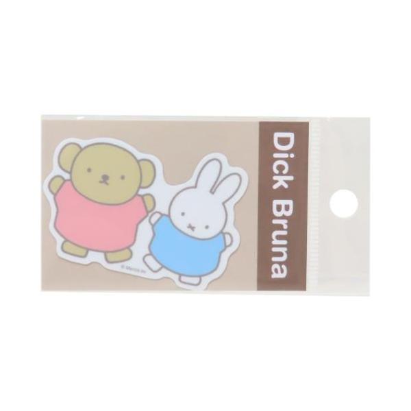 「ステッカー：キャラクター」 ミッフィー ダイカットシール ダイカットビニールミニステッカー ミッフィー＆ボリス ディックブルーナ ゼネラルステッカー 自転車やパソコンいろんなところに貼って楽しい耐水ステッカー ディックブルーナの人気絵本[...