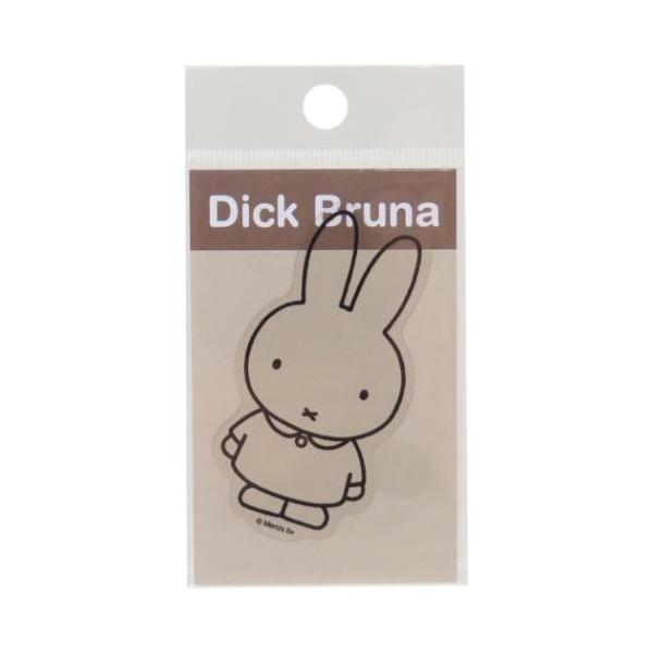 「ステッカー：キャラクター」 ミッフィー クリアステッカー ダイカットシール ミッフィー ディックブルーナ 絵本キャラクター 自転車やパソコンいろんなところに貼って楽しい耐水ステッカー ディックブルーナの人気絵本[miffy/ミッフィーちゃ...