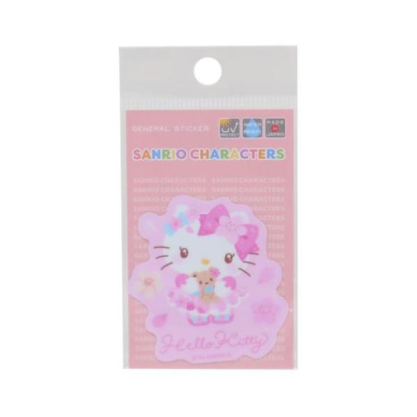 「ステッカー：キャラクター」 ハローキティ ミニステッカー ダイカットシール キラキラ桜 サンリオ キャラクター 自転車やパソコンいろんなところに貼って楽しい耐水ステッカー 大人気サンリオキャラクターグッズにまたまた可愛いnewアイテム登場...