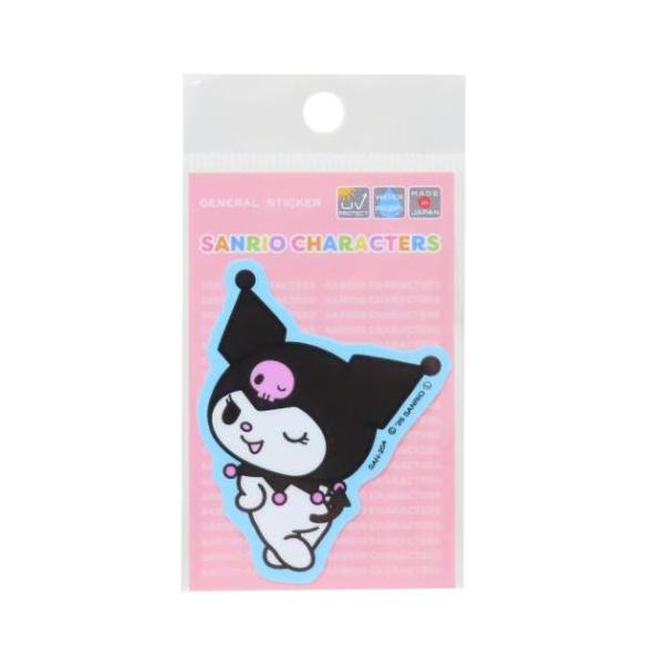 「ステッカー：キャラクター」 クロミ ダイカットミニステッカー サンリオ ビニールシール キャラクター 自転車やパソコンいろんなところに貼って楽しい耐水ステッカー 大人気サンリオキャラクターズグッズにまたまた可愛いnewアイテム登場こちらは...