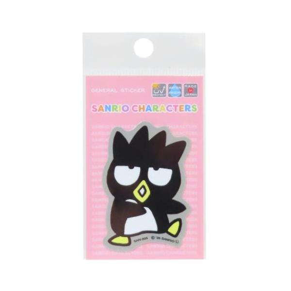「ステッカー：キャラクター」 ビニールシール バッドばつ丸 ダイカットミニステッカー サンリオ ゼネラルステッカー 自転車やパソコンいろんなところに貼って楽しい耐水ステッカー 大人気サンリオキャラクターズグッズにまたまた可愛いnewアイテム...