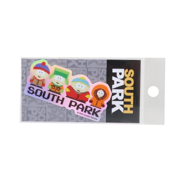 「ステッカー：キャラクター」 ダイカットシール サウスパーク ホログラムミニステッカー SOUTH PARK ドットイラスト 耐水耐光 デコステッカー 車やバイク、カバンやステーショナリーなどいろんなトコに… コロラド州の小さな町を舞台にし...