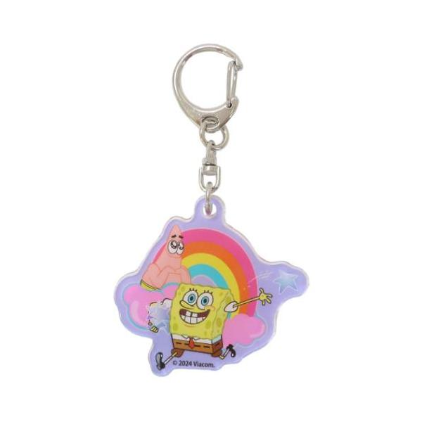 「キーホルダー」 スポンジボブ キャラクター キーリング アクリルキーホルダー RAINBOW 2 バッグやポーチにつけて楽しめる人気のアクリルキーホルダー 大人気[スポンジボブ]グッズにまたまた可愛いnewアイテム登場こちらは人気アイテム...