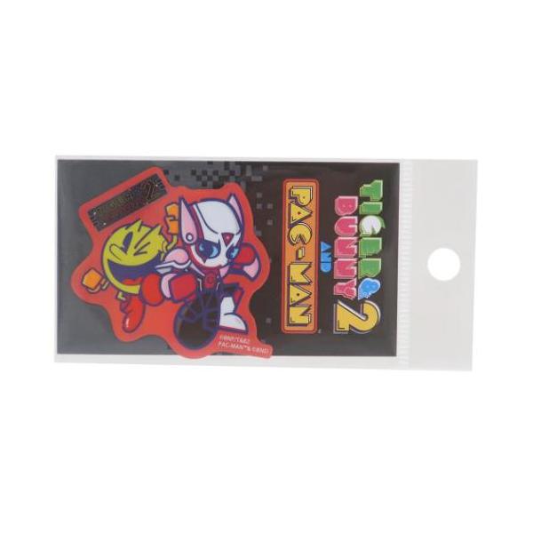 「ステッカー：キャラクター」 ダイカットシール TIGER＆BUNNY2 and PAC-MAN コラボステッカー ホログラムステッカー バーナビー ブルックス Jr．×パックマン ゼネラルステッカー 自転車やパソコンいろんなところに貼って...