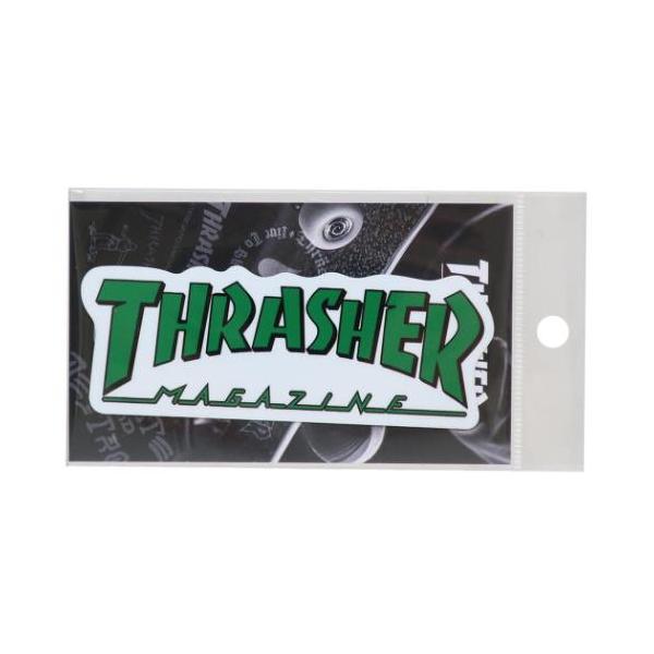 「ステッカーその他」 THRASHER グッズ ダイカットシール スポーツブランド スラッシャー ビニールステッカー 自転車やパソコンいろんなところに貼って楽しい耐水ステッカー スケートカルチャーを体現するアイコニックブランド［THRASH...
