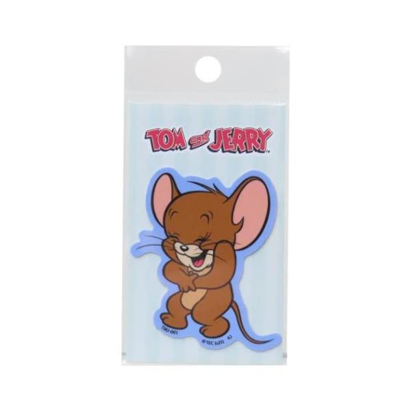 「ステッカー：キャラクター」 トムとジェリー ビニールシール ダイカットミニステッカー スマイル ワーナーブラザース ゼネラルステッカー 自転車やパソコンいろんなところに貼って楽しい耐水ステッカー 大人気トム＆ジェリーグッズにまたまた可愛い...