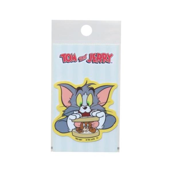 「ステッカー：キャラクター」 トムとジェリー ダイカットミニステッカー ワーナーブラザース ビニールシール キャラクター ジェリーサンド 自転車やパソコンいろんなところに貼って楽しい耐水ステッカー 大人気トム＆ジェリーグッズにまたまた可愛い...