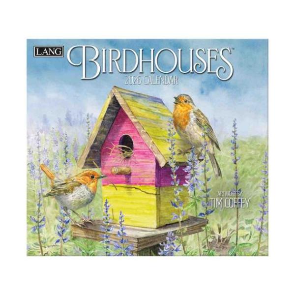 「LANG/ラング」 2026 Calendar LANG ラング 壁掛けカレンダー2026年 Birdhouses Tim Coffey 毎年人気のアメリカLANG社のカントリー&amp;フォークカレンダー 毎年人気の[LANG/ラング社...