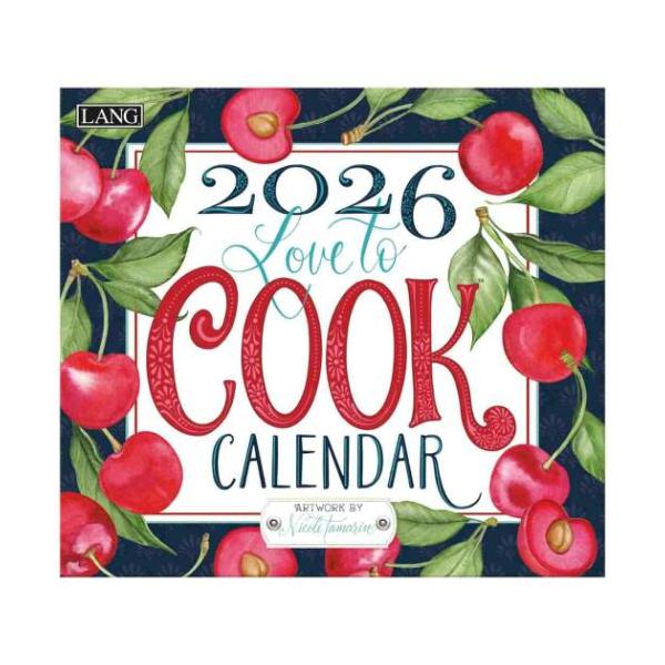 「LANG/ラング」 2026 Calendar LANG ラング 壁掛けカレンダー2026年 Love to Cook Nicole Tamarin 毎年人気のアメリカLANG社のカントリー&amp;フォークカレンダー 毎年人気の[LAN...
