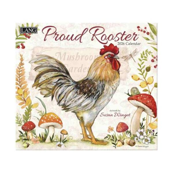 「LANG/ラング」 壁掛けカレンダー2026年 LANG ラング 2026 Calendar Susan Winget Proud Rooster 毎年人気のアメリカLANG社のカントリー&amp;フォークカレンダー 毎年人気の[LANG...