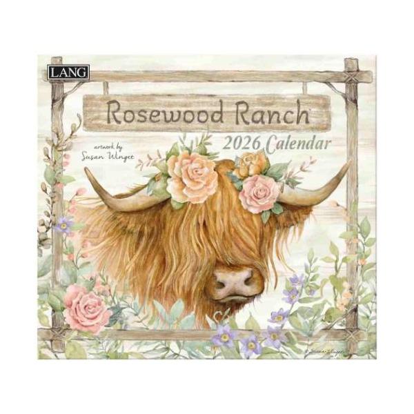 「LANG/ラング」 2026 Calendar LANG ラング 壁掛けカレンダー2026年 Rosewood Ranch Susan Winget 毎年人気のアメリカLANG社のカントリー&amp;フォークカレンダー 毎年人気の[LAN...