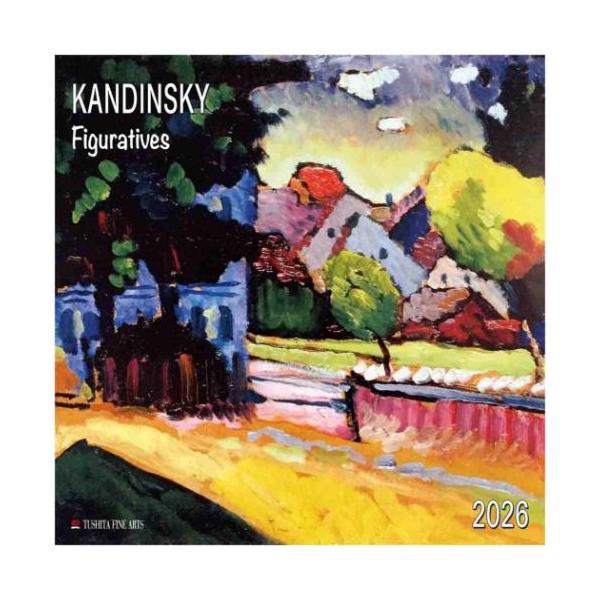 「アート」 壁掛けカレンダー2026年 TUSHITA 2026 Calendar ハートアートコレクション Wassily Kandinsky - Figuratives 毎年人気のツシタ社の美しいARTカレンダー 毎年人気の[TUSHI...