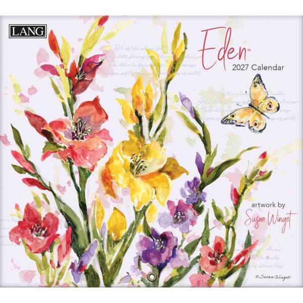 【発売日：2026年08月14日】「LANG/ラング」 2027 Calendar LANG ラング 壁掛けカレンダー2027年 Eden Susan Winget ハートアートコレクション 毎年人気のアメリカLANG社のカントリー&amp...