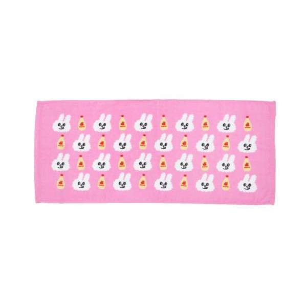 「フェイスタオル」 フェイスタオル BUNNI KONBINY プリントロングタオル マヨくんとマヨネーズ 犬飼タオル コットン100％で吸水＆手触りもバツグンのプリントタオル 毎日が楽しくなるキュートなタオルシリーズこちらはとってもかわい...