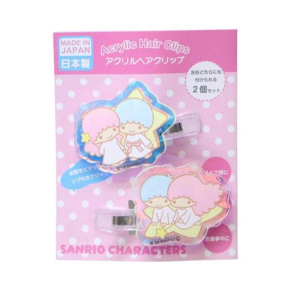 「ヘアアクセサリー」 リトルツインスターズ ヘアアクセ オーロラアクリルヘアクリップ サンリオ JUNKADO 左右に留められる可愛いヘアークリップ 大人気サンリオキャラクターグッズにまたまた可愛いnewアイテム登場こちらはかわいい[オーロ...