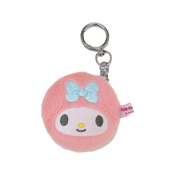 「手鏡」 マイメロディ グッズ 手鏡 サンリオ キャラクター ゆるもふダブルコンパクトミラーキーチェーン ふわふわファー×刺繍が大人可愛い 大人気サンリオキャラクターからまたまた可愛いアイテム登場こちらは人気アイテム[コンパクトミラーキーチ...