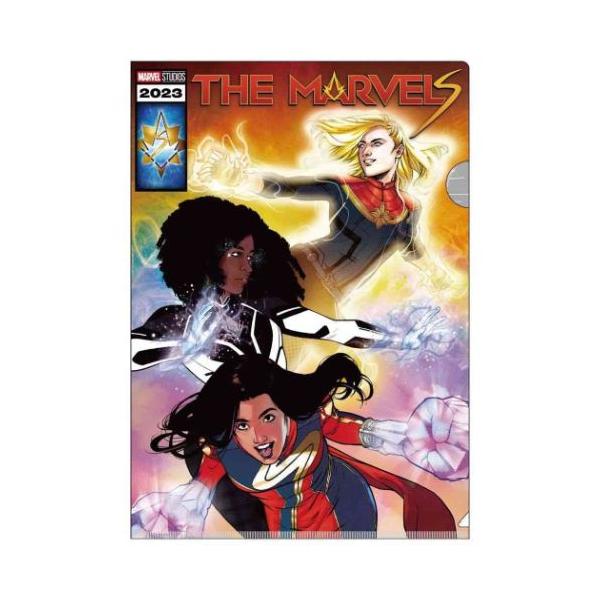 「A4クリアファイル」 A4クリアファイル マーベルズ クリアフォルダー MARVEL The Marvels コレクション文具 アベンジャーズ最強ヒーロー、キャプテン マーベルの新たな物語 2023年11月公開 映画[マーベルズ/The ...