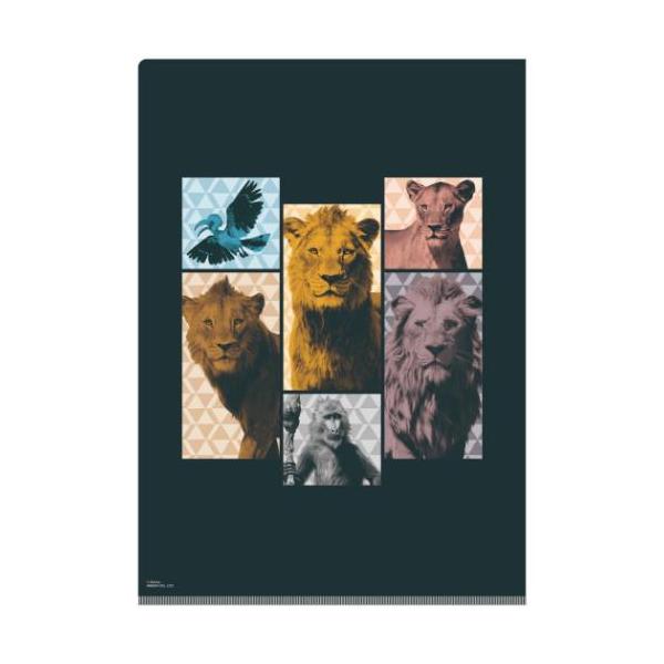 「A4クリアファイル」 クリアファイル ライオンキング ムファサ Wポケットクリアファイル ディズニー 新学期 入学準備 文具 かわいい 全人類の心ふるわす キングオブエンターテインメント 2024年12月公開映画[LION KING MU...