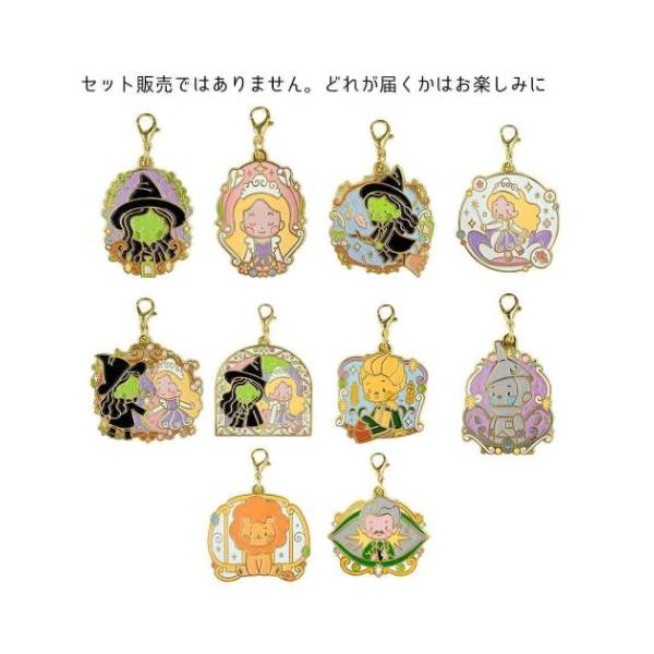 「キーホルダー」 ファスナーマスコット ウィキッド 永遠の約束 メタルチャームコレクション 全10種の内どれか1個 イラスト インロック 全部集めたくなるトレーディング雑貨シリーズ 後悔しない、ふたりで出す答えを。2026年3月公開映画[ウ...