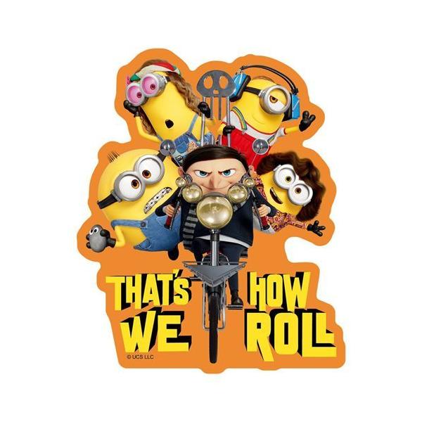 「ステッカー：キャラクター」 ミニオンズフィーバー ビッグ シール ダイカットステッカー A ユニバーサル映画 これは、ミニオンと怪盗グルーのはじまりの物語 2022年公開 映画[ミニオンズ フィーバー]ますます盛り上がる[MINIONS/...