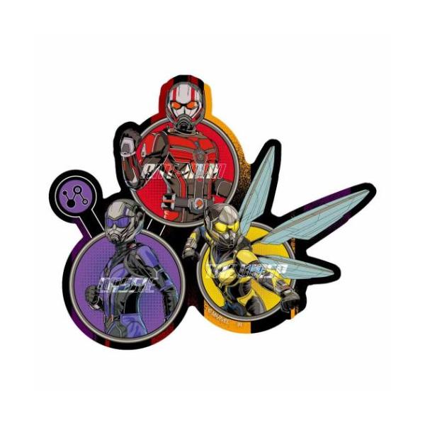 「ステッカー：キャラクター」 アントマン＆ワスプ クアントマニア ビッグ シール ダイカットステッカー A MARVEL インロック 世界を変えるのは、最小ヒーローか、最大の敵か？ 2023年2月17日公開 映画[アントマン＆ワスプ クアン...