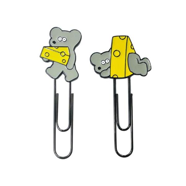 「クリップ マグネット」 メタルクリップセット ねずみのANDY クリップ アンディ アイアップ 書類をまとめたりするのにかわいい金属製クリップ イラストレーター松本セイジが描く人気キャラクターしっぽのないネズミ[ねずみのANDY/アンディ...