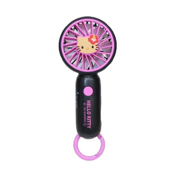 「ハンディ扇風機」 ハローキティ グッズ 携帯用扇風機 キャラクター カラビナ付きminiFAN 日焼け 風力は3段階に切替可能！ 大人気サンリオキャラクターグッズにまたまた可愛いnewアイテム登場こちらは夏の定番アイテム[カラビナ付きmi...