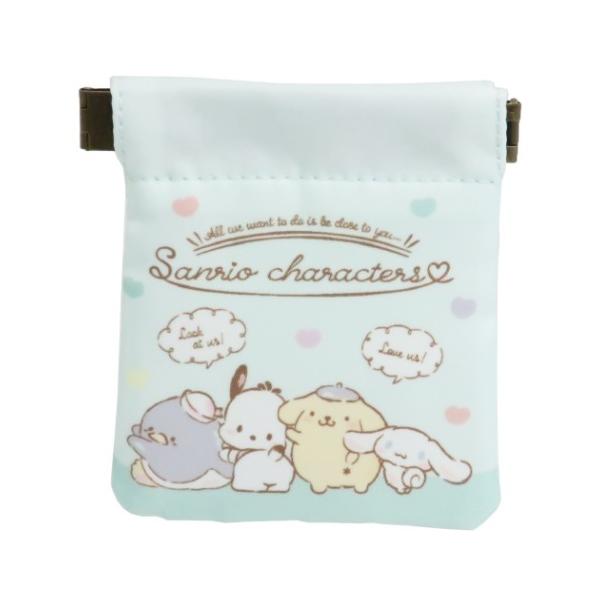 「ミニポーチ クリアポーチ」 ミニポーチ サンリオキャラクターズ ばね口パカッと ポーチ サンリオ プレゼント キャラクター バネ式だから片手でパカッと開け閉めできるミニポーチ 大人気サンリオキャラクターズの可愛らしいZAKKAシリーズこち...