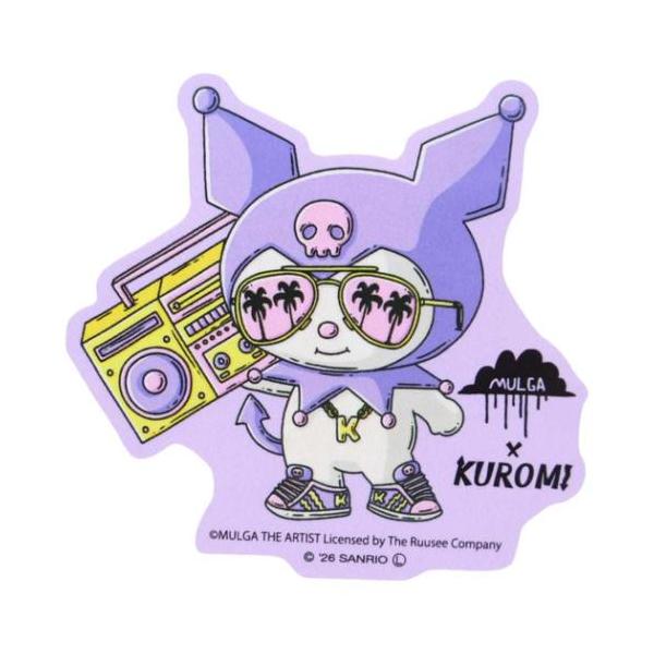 「ステッカー：キャラクター」 ダイカットシール モルガxサンリオキャラクター ステッカー クロミ Sanrio モルガxサンリオキャラクターズコラボシリーズ シドニーに拠点を置くイラストレーター[モルガ/Mulga]とサンリオキャラクターの...