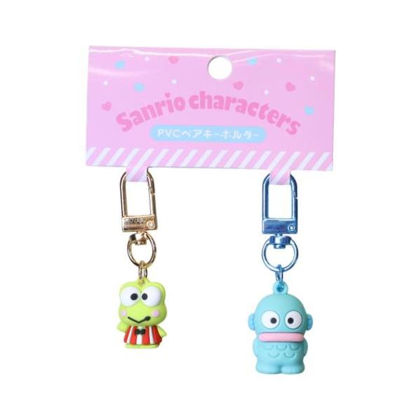 大人気サンリオキャラクターグッズにまたまた可愛いnewアイテム登場こちらはかわいい[PVCペアキーホルダー]2個セットなのでお友達とペアで持ってもGOOD他にもいろいろあるのでお気に入りを揃えてくださいサイズ：約19x26x16mm※キャラ...