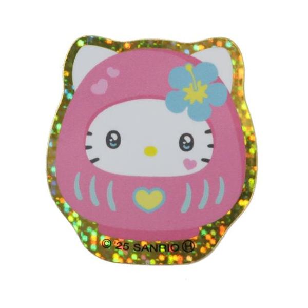 「シール：キャラクター」 ハローキティ グッズ ダイカットシール サンリオ キャラクター ステッカー サンリオキャラクターズから[だるまシリーズ]登場 大人気サンリオキャラクターグッズにまたまた可愛いNEWアイテムが登場こちらは色んなところ...