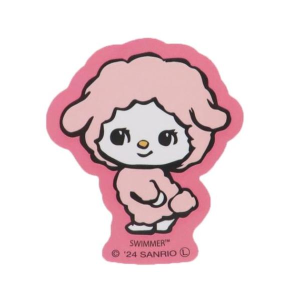 「ステッカー：キャラクター」 マイスウィートピアノ キャラクター ダイカットシール ステッカー スイマーxサンリオキャラクターズ スマホケースにぴったりのサイズ 人気雑貨ブランド[SWIMMER/スイマー]と[サンリオキャラクター]の可愛い...