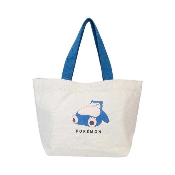 「ランチトート」 ポケットモンスター グッズ ランチバッグ キャラクター キャンバスミニトート キナリ カビゴン お弁当バッグに、普段使いのサブバッグにもちょうどいいサイズ 大人気[POCKET MONSTER/ポケットモンスター]グッズか...