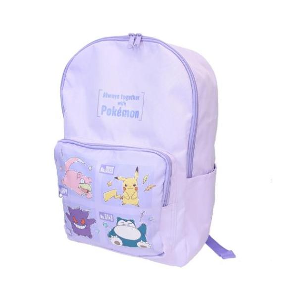 「リュック」 ポケットモンスター デイパック 18Lリュック パープル ポケモン マルヨシ お菓子やおもちゃ…お気に入りのもの詰めてお出かけしちゃおう 大人気[POCKET MONSTER/ポケットモンスター]グッズからまたまた可愛いnew...
