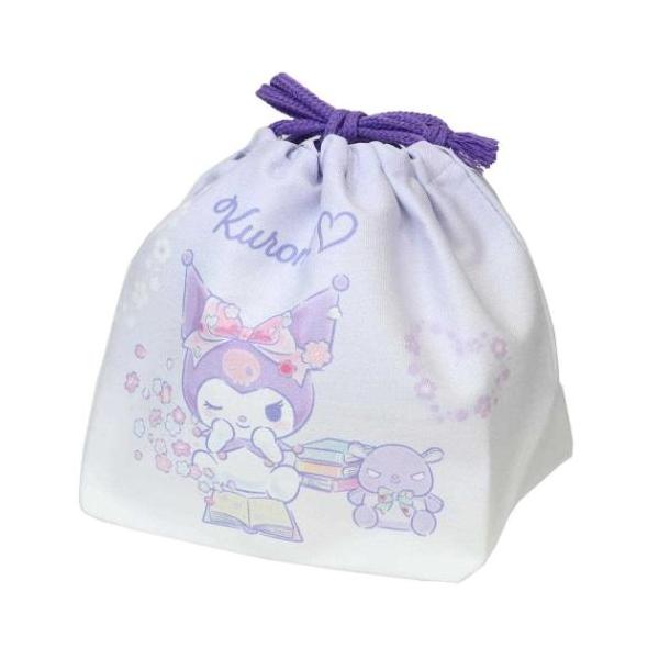 「ランチ巾着」 クロミ グッズ ランチ巾着 サンリオ キャラクター ランチ袋 お弁当を包むのに便利なランチ巾着ポーチ 大人気サンリオキャラクターのキュートな学童雑貨シリーズこちらはお弁当箱を入れるのにぴったりな[マチ付きランチ巾着]広口幅で...