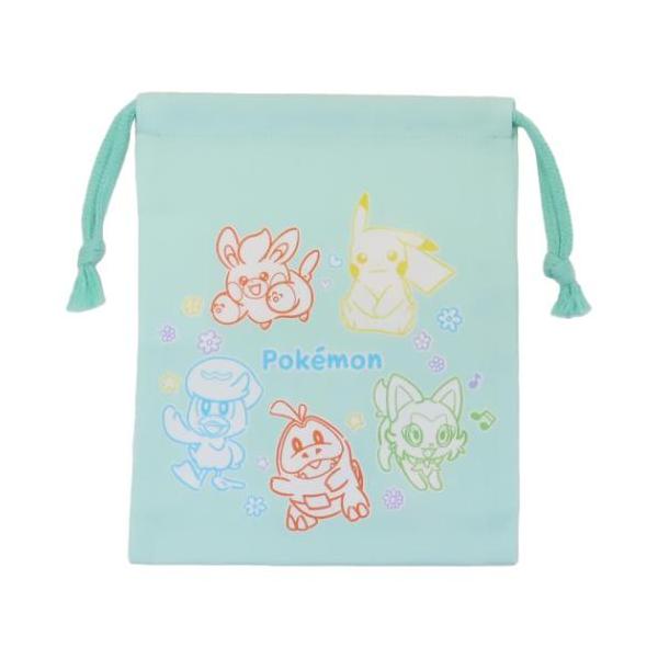 「巾着袋」 ポケットモンスター 巾着S ポケモン 巾着袋 キャラクター ミント プラコップや歯ブラシ入れにちょうどいい小さめきんちゃくポーチ 大人気[POCKET MONSTER]のキュートな学童雑貨シリーズこちらはコップや歯ブラシ入れにち...