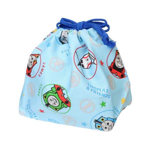 「ランチ巾着」 きかんしゃトーマス ランチ袋 ランチ巾着 サックス お弁当を包むのに便利なランチ巾着ポーチ 大人気[きかんしゃトーマス]のキュートな学童雑貨シリーズこちらはお弁当箱を入れるのにぴったりな[マチ付きランチ巾着]広口幅でお弁当箱...