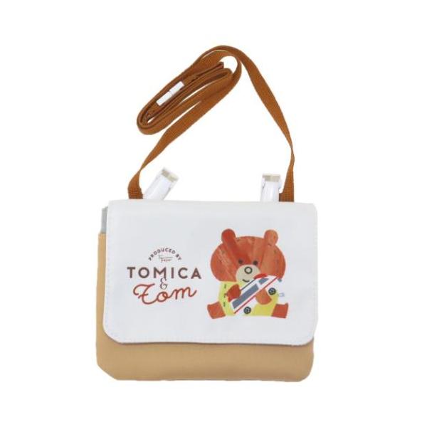 「クリップポケット」 トミカとトム グッズ クリップポケット キャラクター クリップポケットショルダー付き ポケットがない服でもクリップで簡単に取り付け出来る 大人気クリエーター[つむぱぱ]の描くやさしいイラストのとむ君がトミカで遊ぶ姿がか...