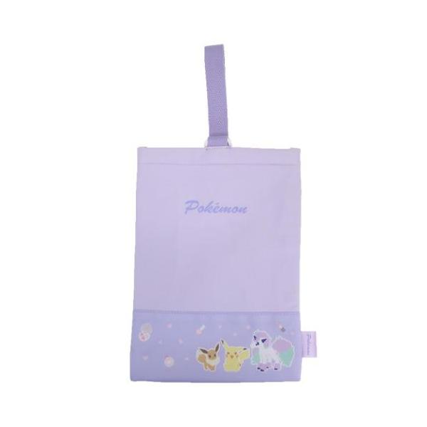 「シューズバッグ」 ポケットモンスター シューズバッグ シンプルシューズケース パープル 新入学 ポケモン マルヨシ 新入学 新学期にぴったりなスクール雑貨シリーズ 入学 新学期にぴったりな大人気[POCKET MONSTER/ポケットモン...